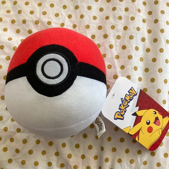 Pokemon | Toys | Pokmon Standard Pokeball Plush 5 Inch Toy Nwt | Poshmark